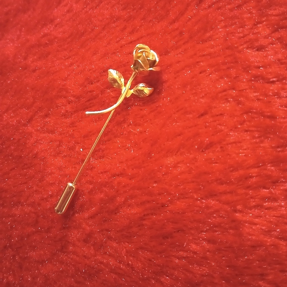 Jewelry | Vintage Gold Rose Pin | Poshmark